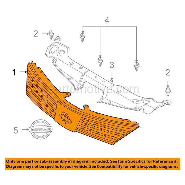 GRL-2271 2007-2009 Nissan Versa (S & SL) 1.8L (Hatchback & Sedan 4-Door ...